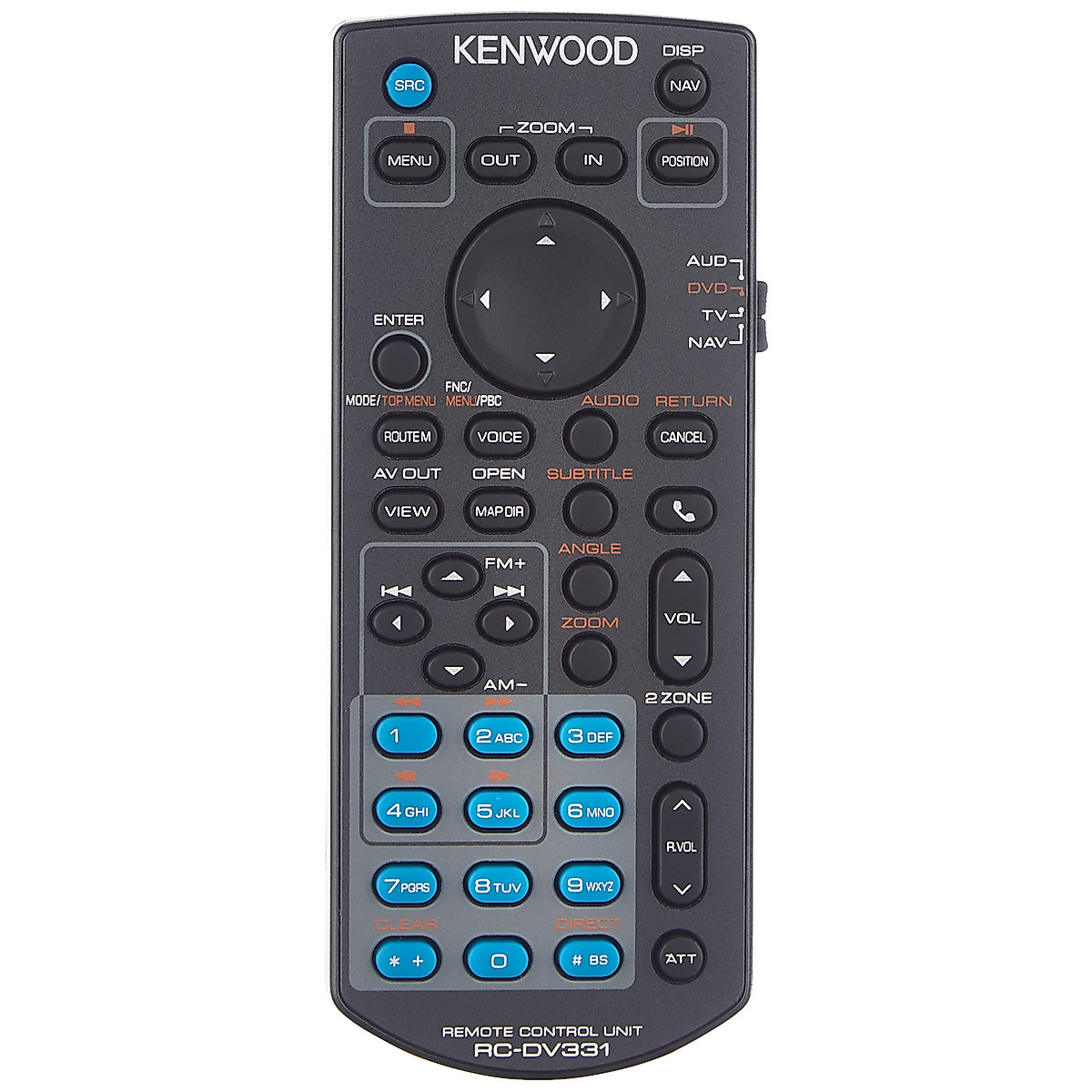 Kenwood Kna-RCDv331 Multimedia IR Remote with Navigation Functions (Discontinued by Manufacturer)
