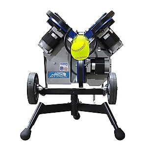 Junior Hack Attack Softball Pitching Machine by Sports Attack, grey, black