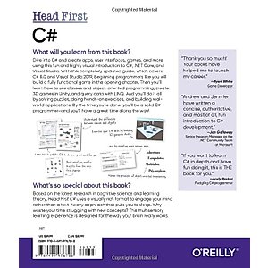 Head First C#: A Learner's Guide to Real-World Programming with C# and .NET Core