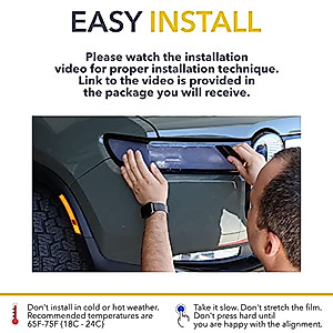 TWRAPS Headlights Smoke Tint for Rivian R1T / R1S (Clear)