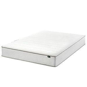 ZINUS 10 Inch Foam and Spring Hybrid Mattress [New Version], Full, Fiberglass Free, Medium Firmness, Durable Support, Certified Safe Foams & Fabric, Mattress in A Box