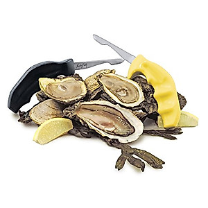 Swissmar Shucker Paddy Oyster Tools (Black Handle)