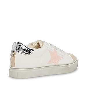Steve Madden Girls Shoes Girls Rezume Sneaker, White Multi, 2 Little Kid