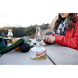 Snow Peak Mini Flame - Portable Gas Camping Lantern with Mini Flame - Durable Camping Equipment for Outdoor Lighting - Included Storage Case for Travel