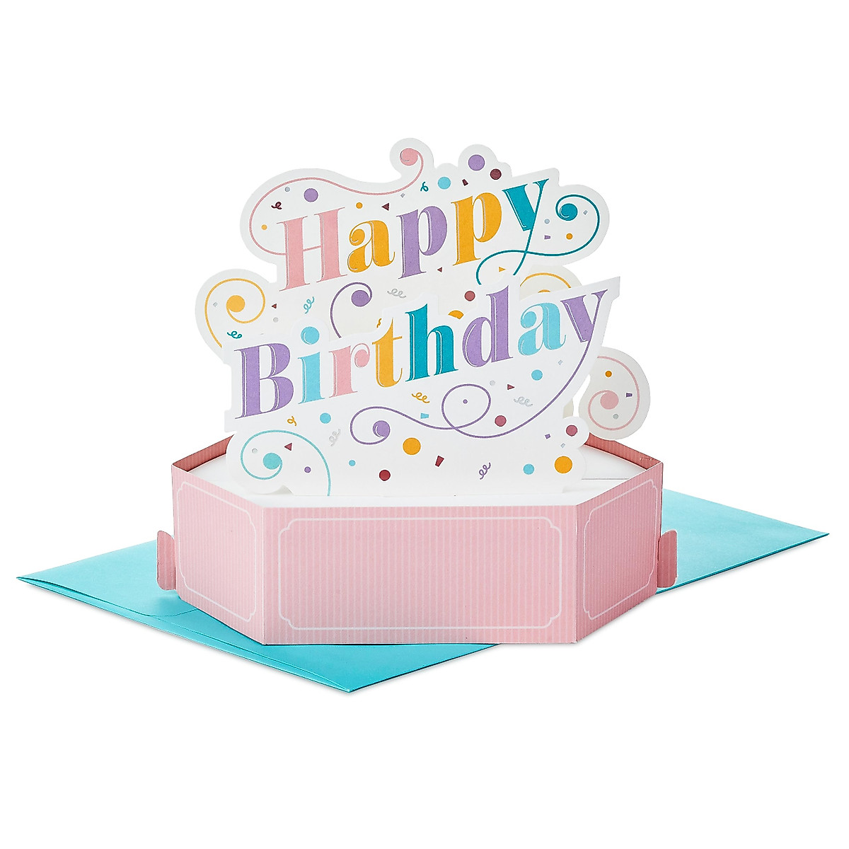 Hallmark Paper Wonder Birthday Pop Up Card (Good Vibes)