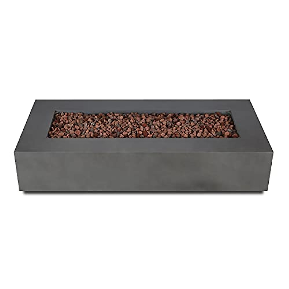 Real Flame Aegean 70 Inch Rectangle Fire Table - Weathered Slate