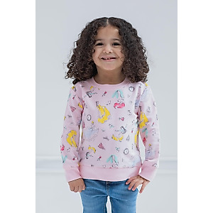 Disney Princess Mulan Cinderella Belle Infant Baby Girls Sweatshirt Mulan, Cinderella, Belle, Ariel 18 Months