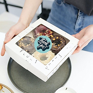 Thank You Stickers, 1.5" Thank You Stickers Roll for Small Business, Decorative Sealing Stickers for Envelope, Gifts, Boxes, Bags, Packaging, Holiday, 500 Pieces Each Roll Blue