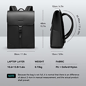 Business Backpack for Men, 15.6 Inch Waterproof Laptop Backpack with High Tech Magnetic Snap, Fashion Casual Daypack Ideal for Working, Commuting, College, Daily