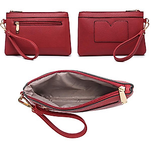 Women Handbags and Purses Fashion Satchel Tote Work Bags Top Handle Shoulder Purses with Matching Wristlet