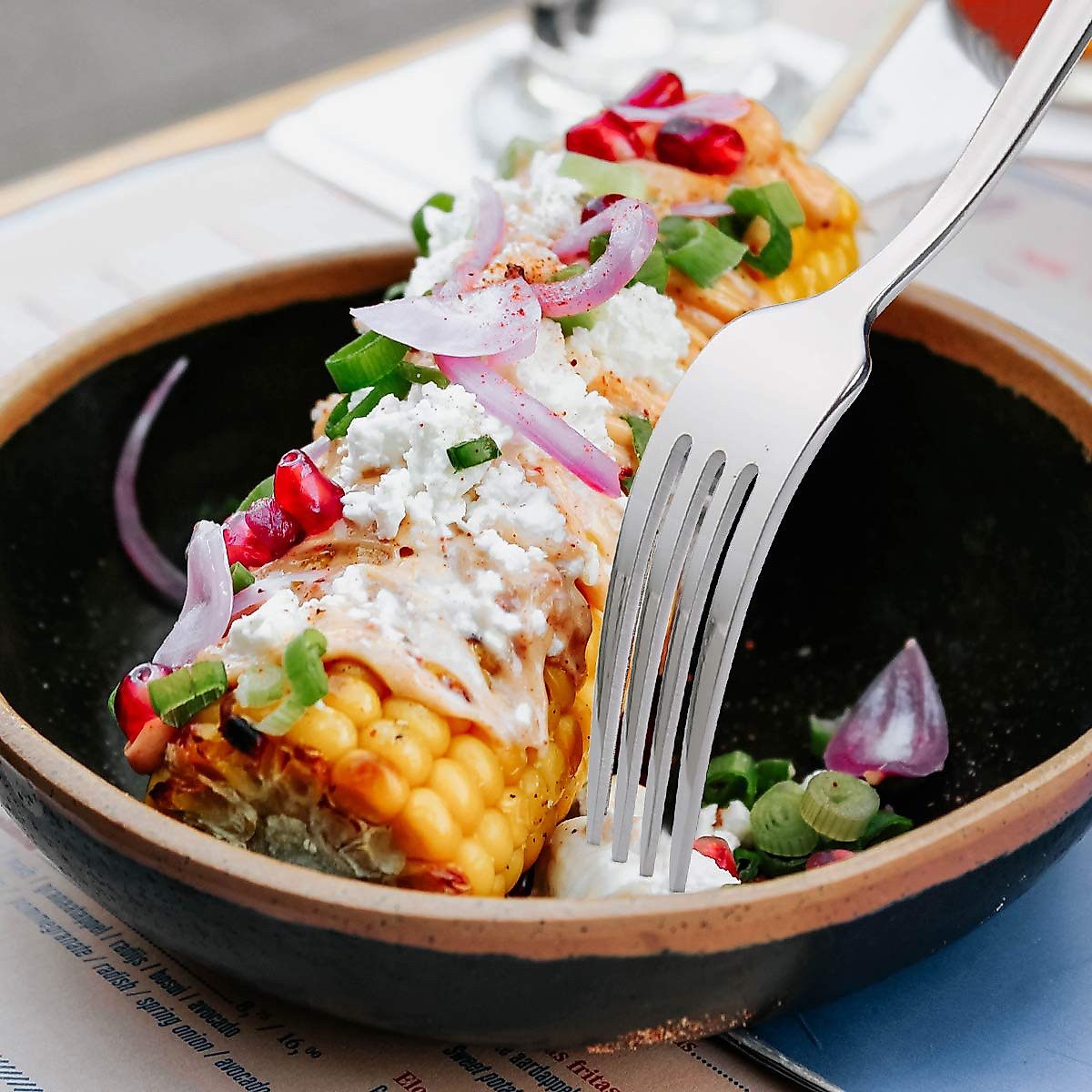 faderic Dinner Forks Set of 6, Table Forks, Flatware Forks Stainless Steel Forks,8-Inch,Silver, Square handle