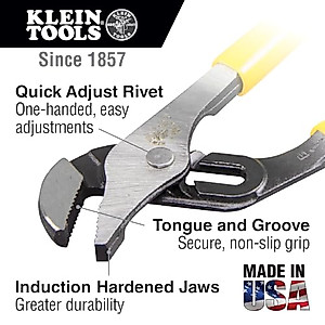 Klein Tools 92911 Tool Kit, Apprentice Tool Set with 4 Pliers, Wire Stripper and Cutter, 4 Screwdrivers, Tool Belt and Tool Pouch, 11-Piece