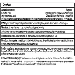 Naturasil 10% Sulfur Lavender Soap Bar Natural Skin Treatment for Acne, Bug Bites, Warts Treatment, Viral Bumps, Nodes & Itching | for Kids & Adults |113 grams