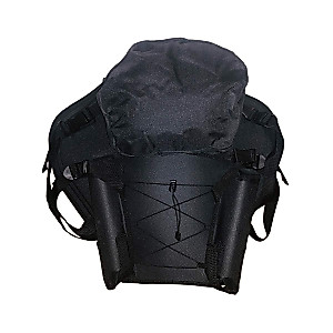 MotorToGo Compatible AquRa Kayak Seat,Adjustable Backrest Memory Cushion Kayak Canoe Seat with Detachable Zipper Bag for Sit-on-Top Kayak