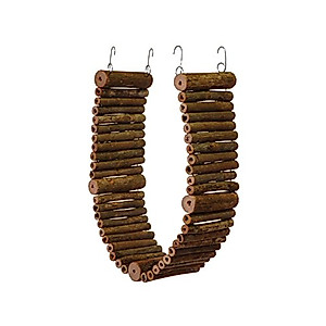 Prevue Pet Toy NAT Wonder Walk Bird Ladder, Large (62809),Brown