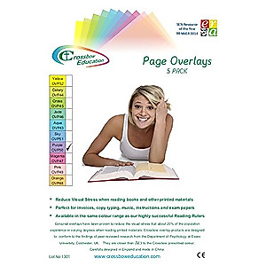 Crossbow Education Page Overlay - Purple (Pack of 5)