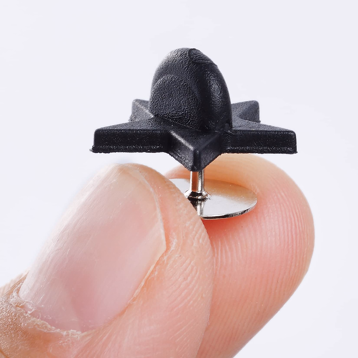 200pcs Black Rubber Pin Backs with 200pcs Blank Pins Star Shape Butterfly Clutch Tie Tacks Backings Pin Holder Keepers for Lapel Pins DIY Accessory