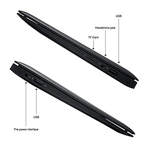 KANGBUKE Android OS Laptop,10.1-Inch IPS(1280*800) Display, Built-in WiFi, Front Camera, Bluetooth,Mini Netbook pc.(Black)