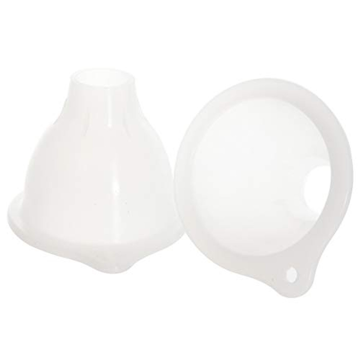 2 Pack Funnel for Squeeze Bottles - Wide Funnel Opening for Squeeze Bottles Like FIFO- for Ice, Dressing, Batter, Thick Sauces, Paint etc Flexible Silicone – No BPA 3.25” Top Diameter 1.25”