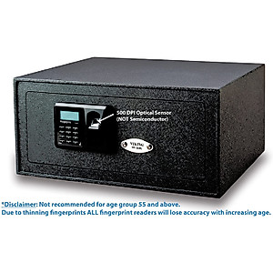 Viking Security Safe VS-35BLA Heavy Duty Biometric Fingerprint LCD Keypad Safe