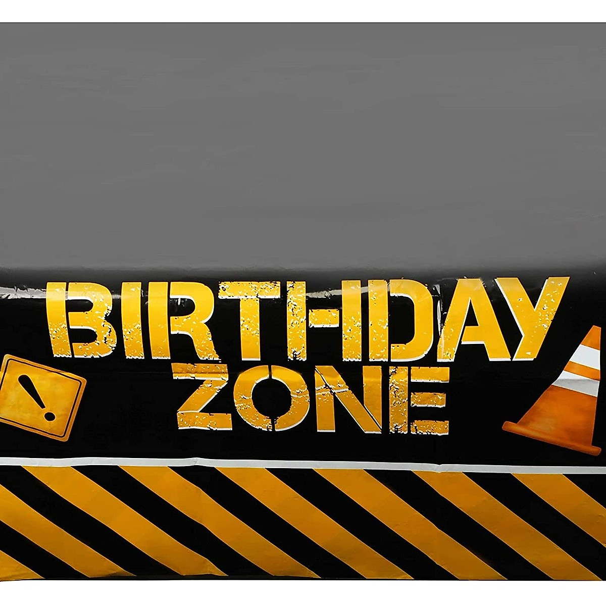 Construction Birthday Party Dinnerware, Banner, Hats (Serves 24, 146 Pieces)