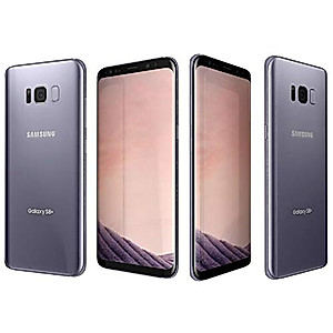 SAMSUNG Galaxy S8+ Plus (64GB, 4GB RAM) 6.2" AMOLED Display, Snapdragon 835, Single SIM GSM Unlocked Global 4G LTE (T-Mobile, AT&T, Metro, Straight Talk) International Model SM-G955W (Orchid Gray)