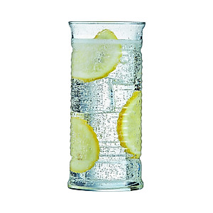 Arcoroc Arc Cardinal Be Bop Fully Tempered Hi Ball Glass, 11.75-Ounce, 12 Pack