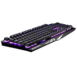 Mad Catz KS13MMUSBL000-0JI Gaming Keyboard, S.T.R.I.K.E. 4, Mechanical Keyboard, English US Layout, RGB16.8 Million Colors, 18 RGB Lighting Patterns, Authentic Japanese Product