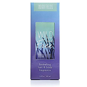 Tru Western Wild and Free Indigo Fields Women's Hydrating Hair and Body Fragrance, 3.4 fl oz (100 ml) - Clean, Crisp, Floral
