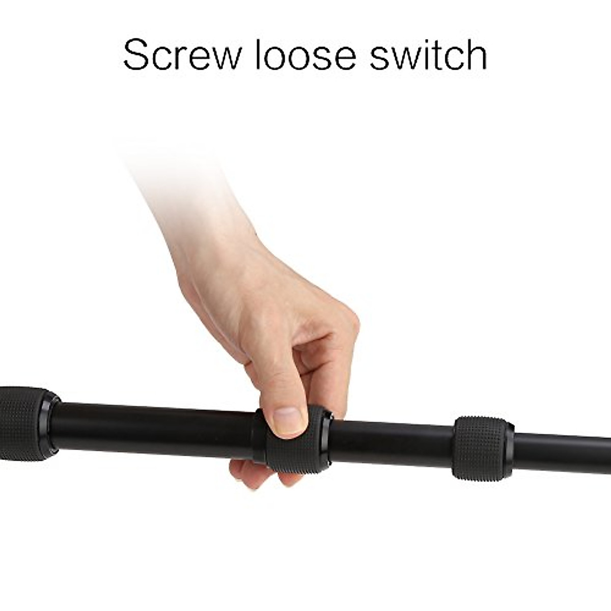 Koolertron Portable Mic Boom Pole Arm 4 Section Stretchable Padded Handheld Telescopic Aluminum Adjustable with Easy Twist Locks and Padded Handle for Professional Shotgun Microphones Fish Pole exte