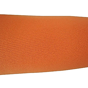 Fitliva Neon Orange Tube Socks Halloween Socks Softball Uniform (3Pack-Orange)