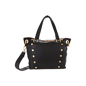 Hammitt Daniel Medium Black/Brushed Gold/Red Zip One Size