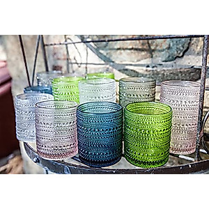 Fortessa D&V Jupiter Double Old Fashion Glass, 10 Ounce, Set of 6, Clear