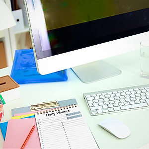 Hotop 6 Pack To Do List Notepad Daily Planner Notepad to Do Notebook Daily To Do List Notebook Daily To Do Notepads for Adults and Kids Classroom Office, 30 Sheets/ Pack (Mixed Colors, Fresh Style)