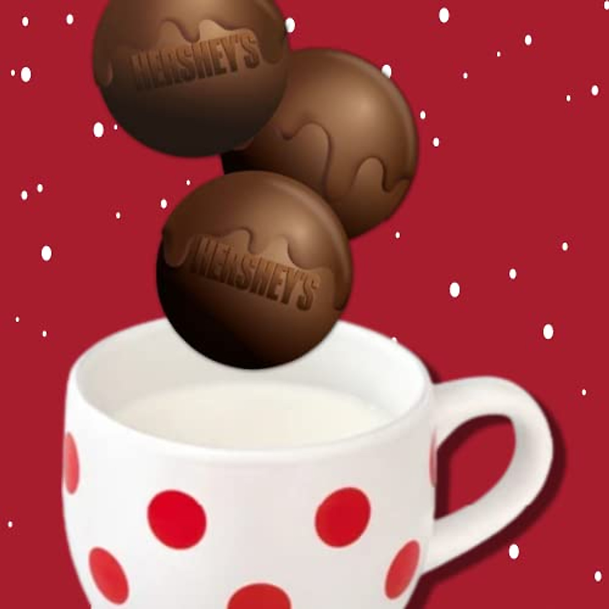 Easter Hot Chocolate Melting Balls with Mini Marshmallows, Individually Wrapped Cocoa Melts, Holiday Themed Dessert Drink,Basket Stuffer, Pack of 2 (Cinnamon Chip +Original)