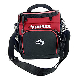 Husky 82021N11 9" 600 Denier Water and Weather Resistant Insulated Cooler with 2 Mesh Sleeves and Carrying Strap