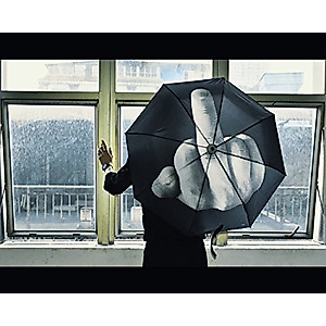 DS. DISTINCTIVE STYLE Middle Finger Umbrella Funny Folding Umbrella Creative Middle Finger Gifts