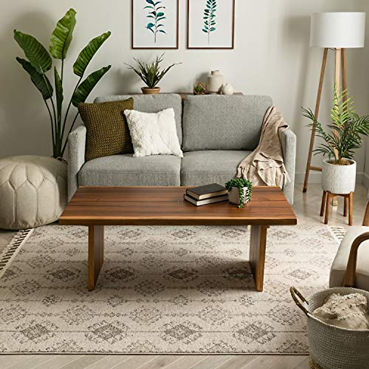 Well Woven Loop-De-Loop Concetta Moroccan Trellis Beige Kilim-Style 3'11" x 5'10" Area Rug