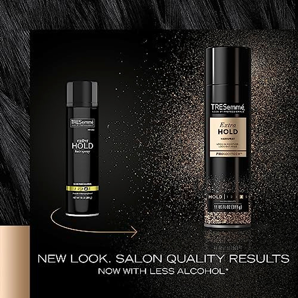 TRESemmé Hairspray, Extra Hold, 2-Pack + Keratin Repair Hair Mask – Moisturizing Hair Spray, Anti-Humidity, Anti-Frizz Hair Products (3 Piece Set)