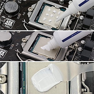 GENNEL G104 100Grams Tube White Thermal Grease Paste, Thermal Compound Heatsink Paste for PC CPU Coolers GPU LED PS4 Chipset Cooling