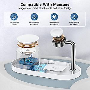 3 in 1 Magnetic Charging Station for Apple - Wireless Charger Stand for iPhone 12 13 14 15 Pro Max & Apple Watch & Airpods
