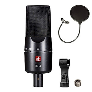 sE Electronics X1 A Large-Diaphragm Condenser Microphone Bundle with Pop Screen Filter