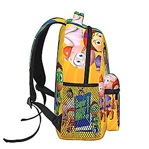 CONPELSON Backpacks Super Anime Why! Adjustable Laptop Backpack Double Shoulder Bag for Women Men Climbing Shopping Work