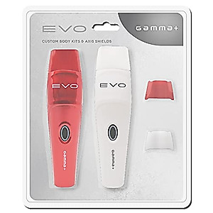 GAMMA+ Replacement Body Lids Compatible with Evo Hair Trimmers - White, Metallic Red
