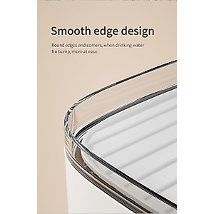 Cat Water Fountain 102oz/3L Automatic Pet Fountain Cat Water Dispenser with Replacement Filters for Cats, Dogs, Multiple Pets Water Bowl Dog Drinking Dispenser Cat Feeding & Watering Supplies, White