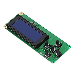 Eulbevoli LCD Display Board, White Character LCD Controller Module 2004 for Working