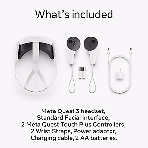 Meta Quest 3 512GB— Breakthrough Mixed Reality — Powerful Performance (Renewed Premium)
