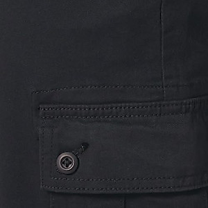 Amazon Essentials Men's Slim-Fit Stretch Cargo Pant (Available in Big & Tall), Black, 34W x 30L