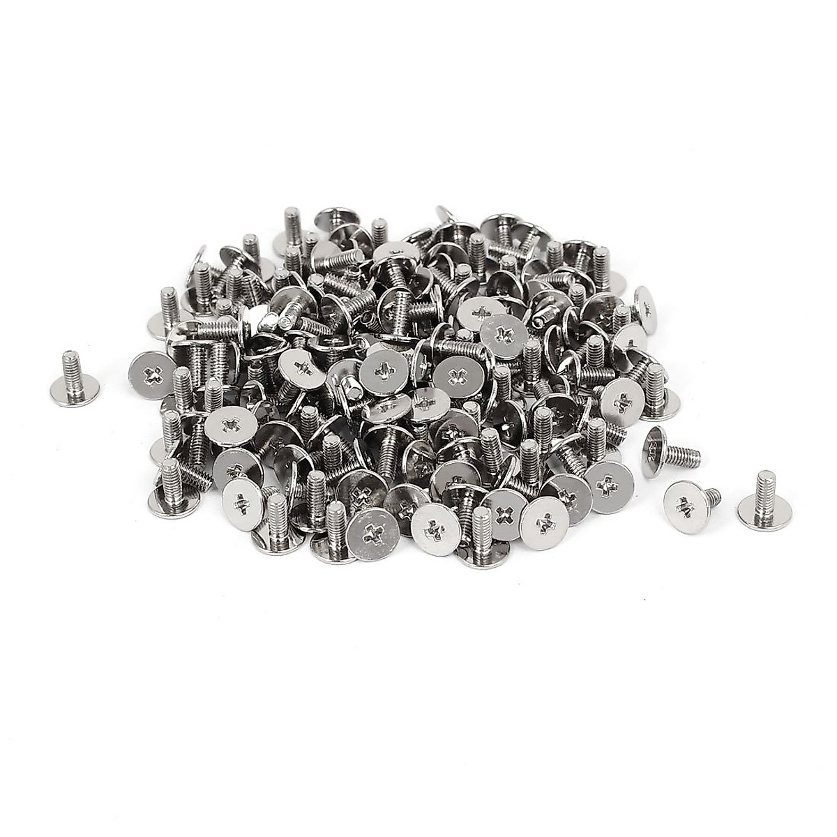 Aexit CM2.5x6mm Nickel Cleaning & Repair Plated Phillips Laptop Computer Repair Screw Silver Computer Screws Tone 200pcs