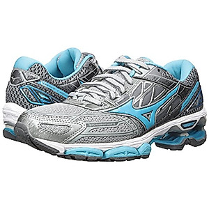 Mizuno womens Wave Creation 19 Running Shoe, High-rise/Blue Atoll/Castlerock, 8 US